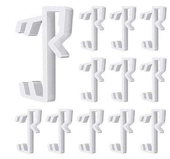 BERTDOMD 10pcs Vertical Blind Valance Clip Curtain Holder Bracket ...