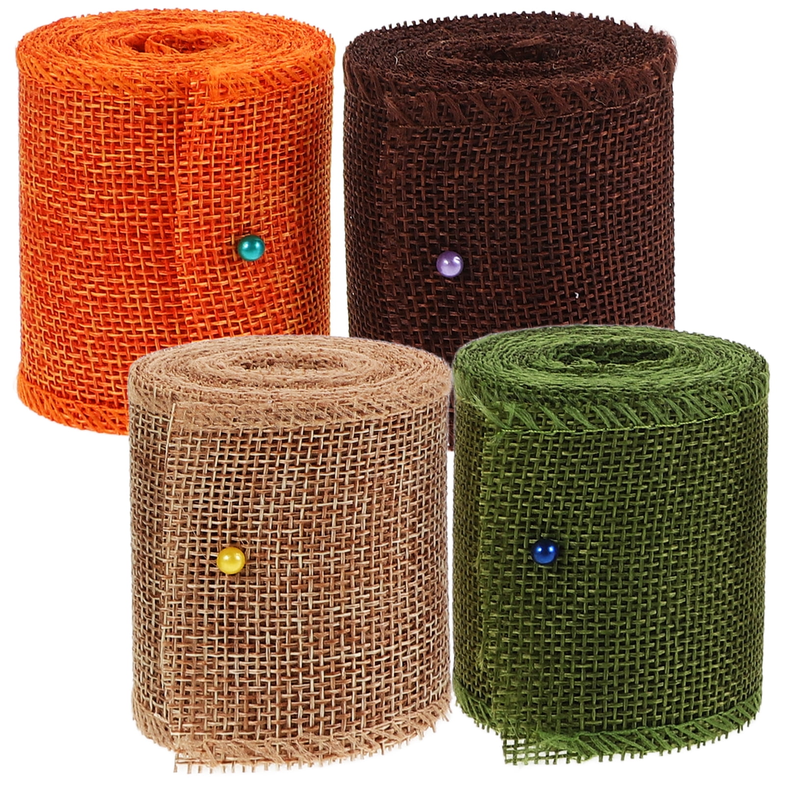 BERTDOMD 12 Rolls of DIY Handmade Linen Strips Gift Wrapping Bands ...