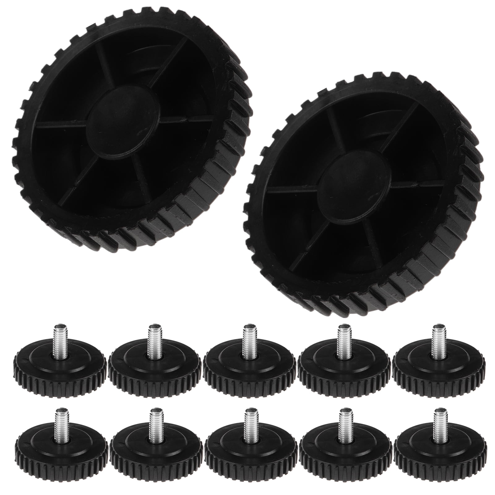 BERTDOMD 12Pcs Chair Non-slip Feet Furniture Plug-in Plastic Feet Table ...