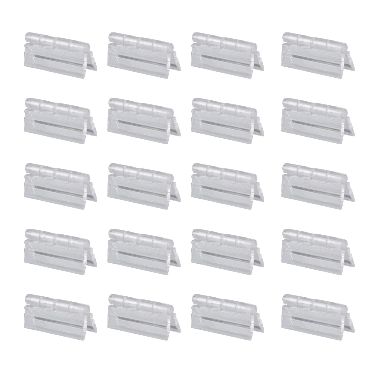 EXHUMKY Face Frame Cabinet Hinges Transparent Plastic 12-Pcs - Walmart.com