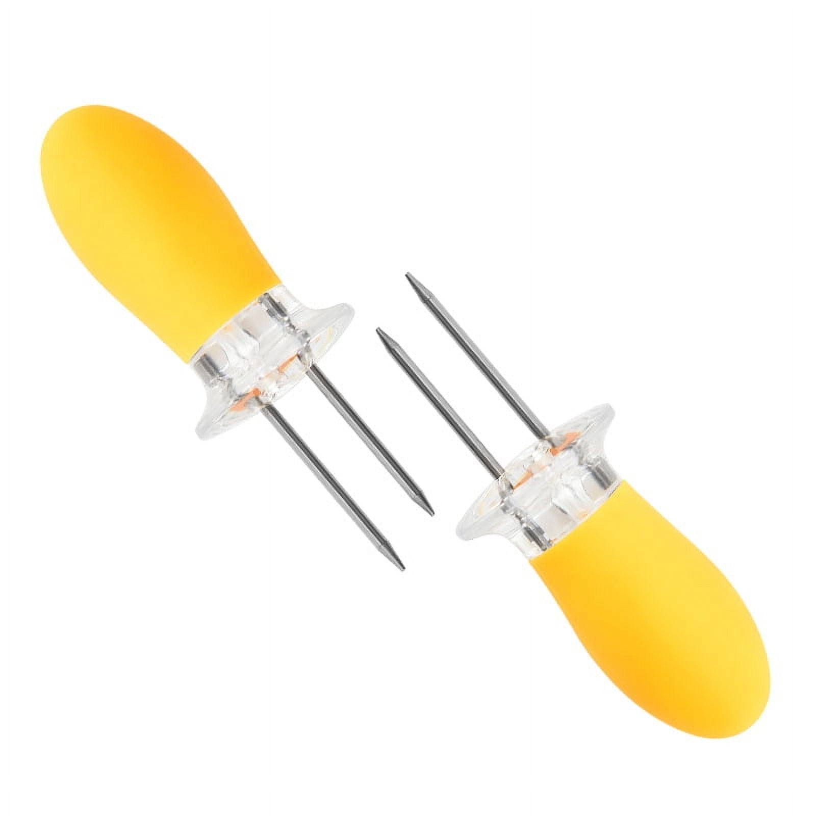 HEMOTON Stainless Steel and Silicone Corn Holders for Daily Use with ...