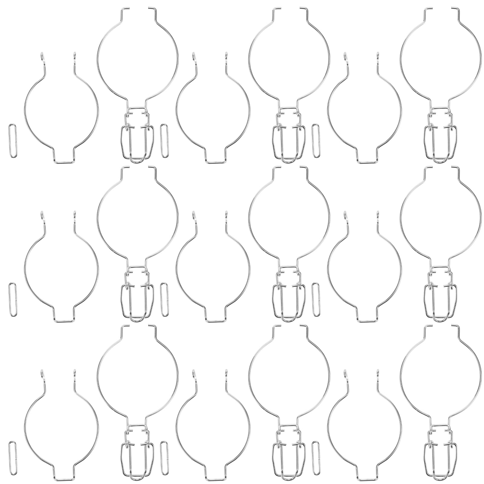 BERTDOMD 12pcs Glass Canning Jar Accessories Wire Clamp Stainless Steel ...