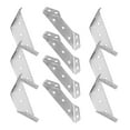 EXHUMKY BERTDOMD 15 Sets Stainless Steel Right-Angle Bracket for ...