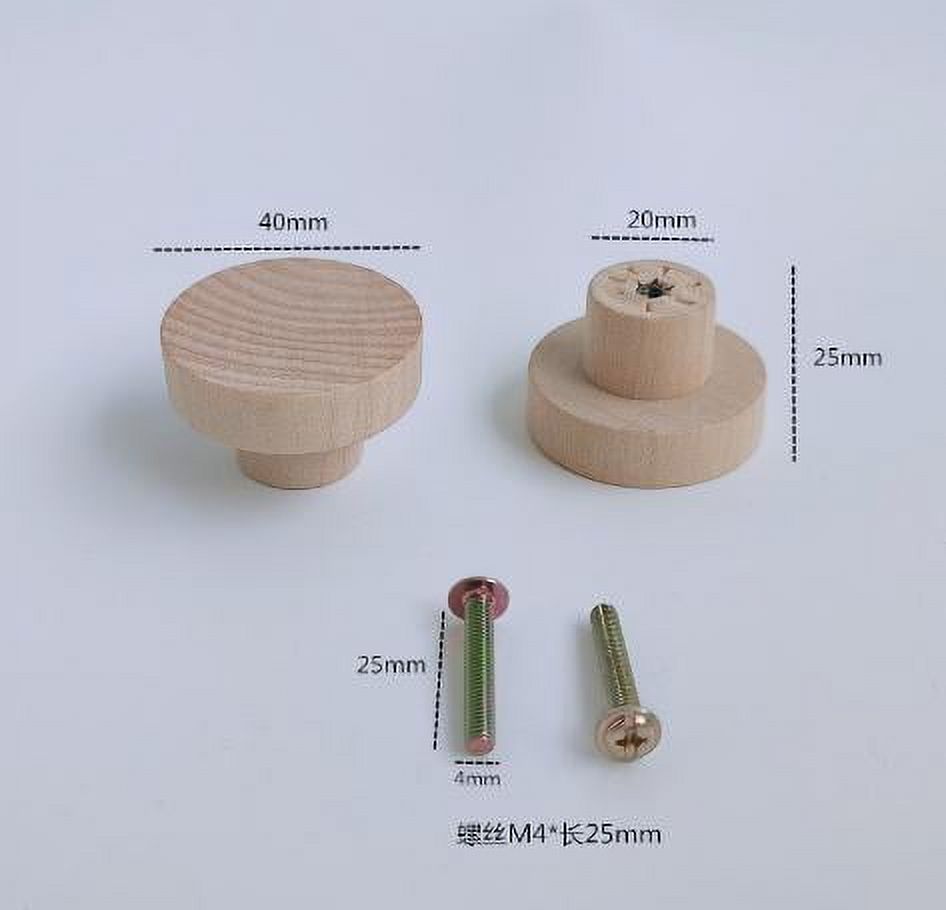 BERTDOMD 16 Pcs Drawer Knobs Dresser Knobs Wood Cabinet Knobs Small ...