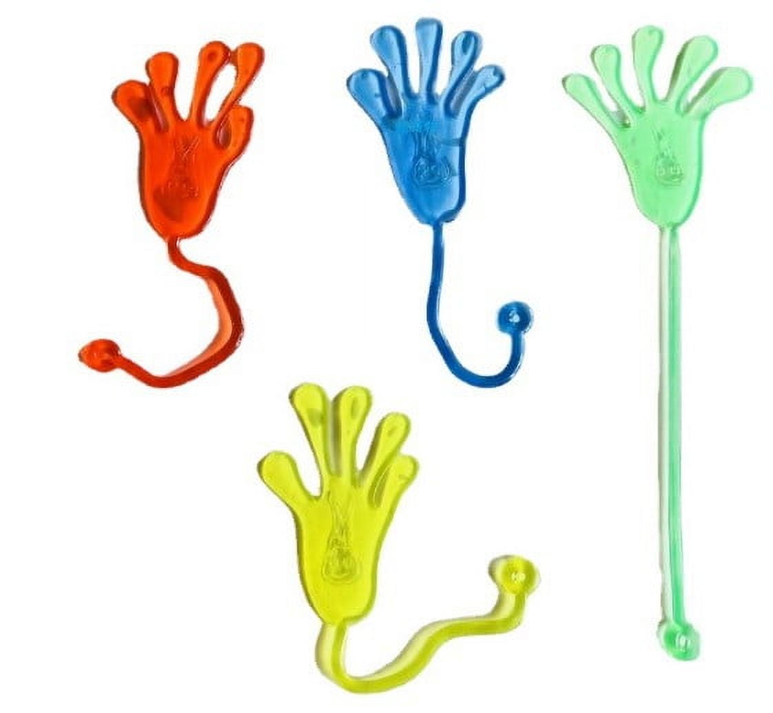 BERTDOMD 16pcs Sticky Hands Stretchy Sticky Hands Colorful Sticky Toys ...