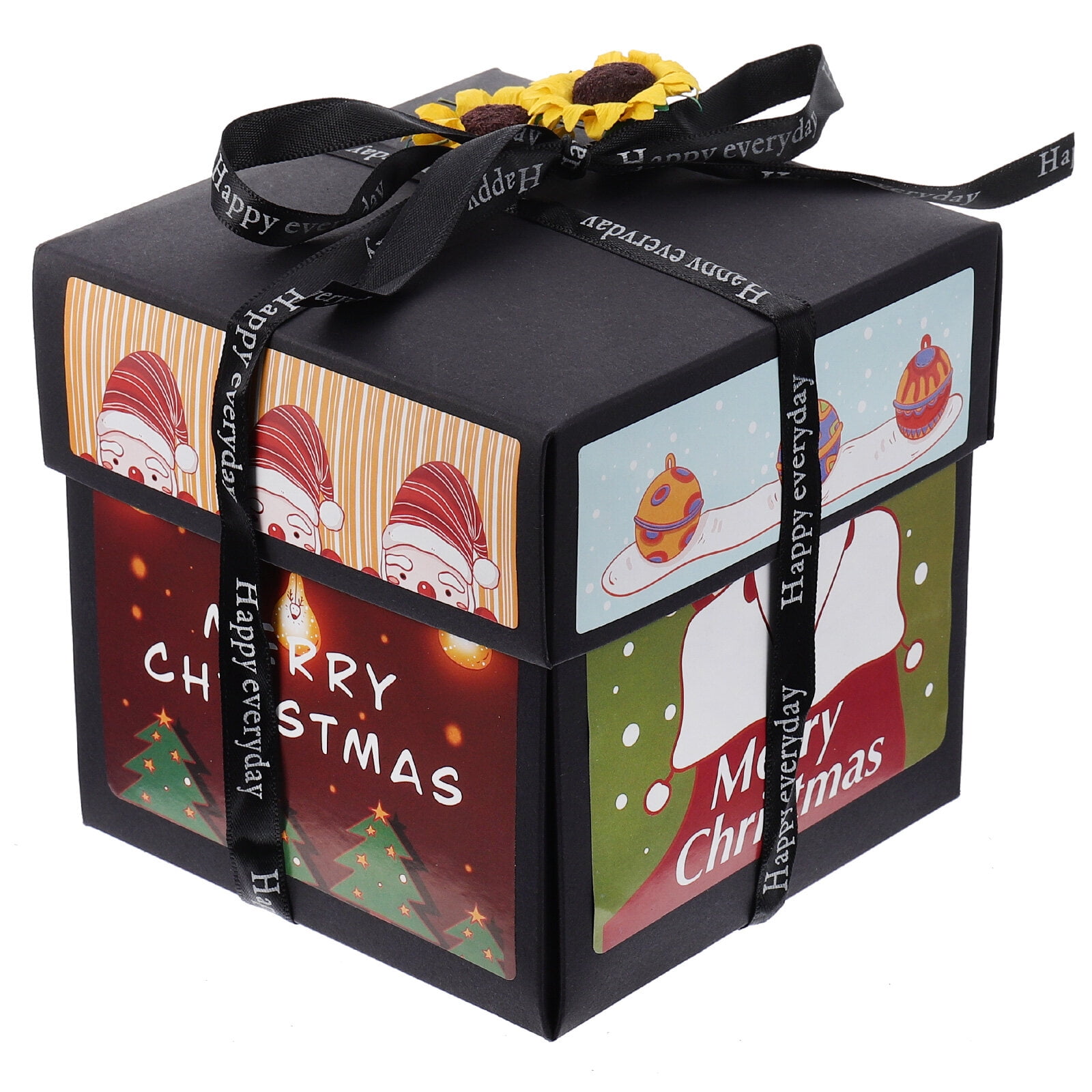 BERTDOMD 1Pc Quadrilateral Storage Gift Box Handmade Photo Album Gift ...