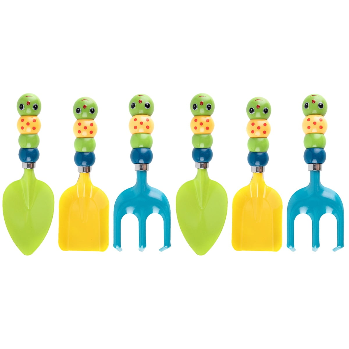 EXHUMKY BERTDOMD 2 Sets Kids Rake and Trowel for Family Gardening ...