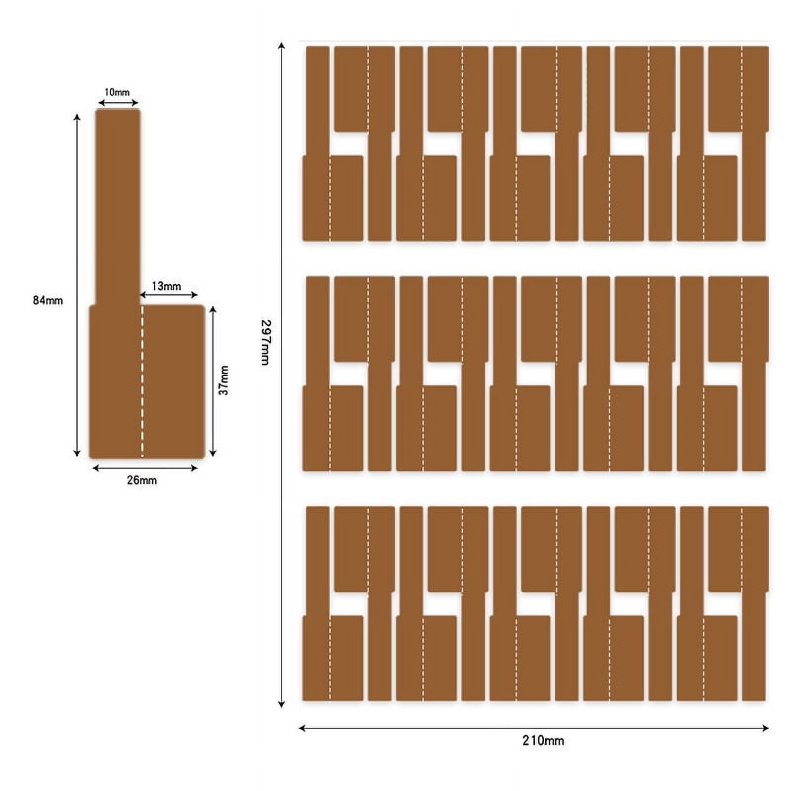 BERTDOMD 20 Sheet Cable Labels Tags With Permanent Marker Self-Adhesive ...