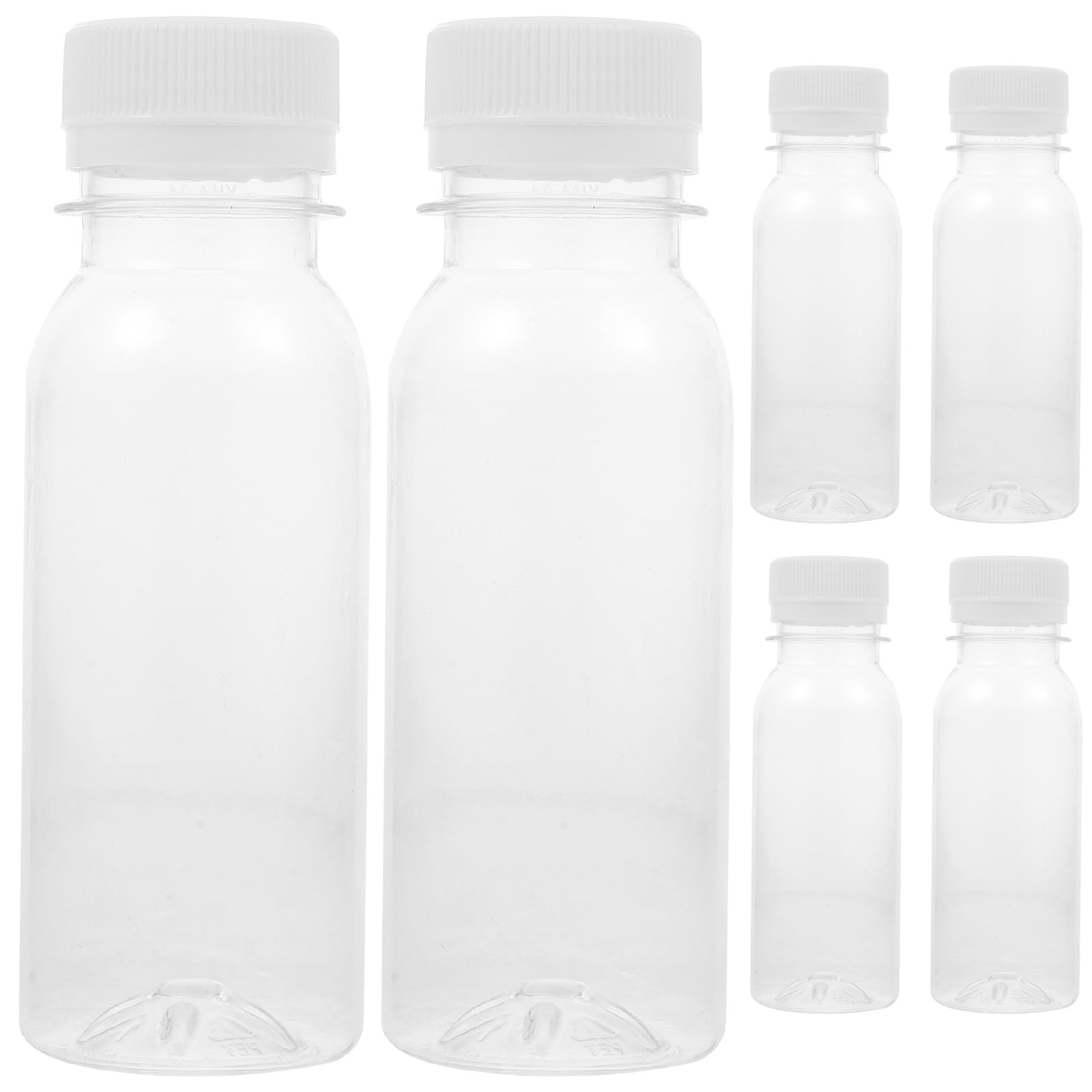 BERTDOMD 20pcs Empty Juice Bottles 100ml Reusable Water Bottles with ...