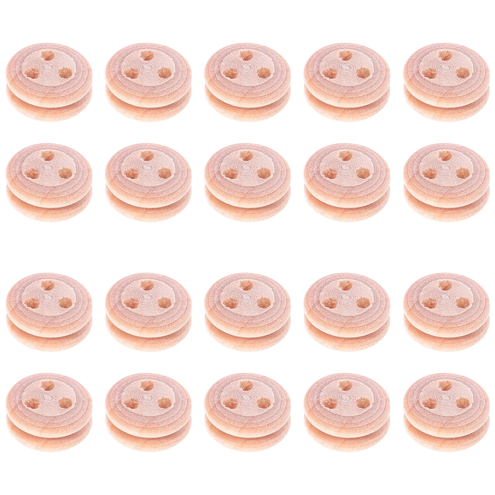 BERTDOMD 20pcs Small Wood Pulley Kids Wood Ship Making Materials Wood ...