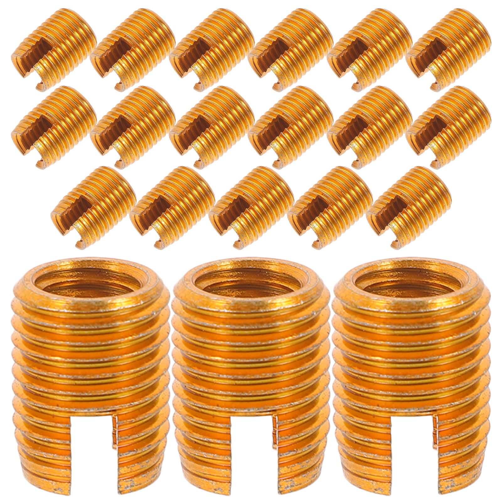 EXHUMKY BERTDOMD 20pcs Stainless Steel Threaded Insert Nuts for Wood ...