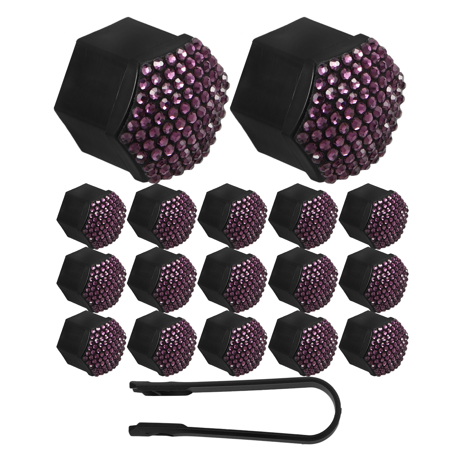 BERTDOMD 20pcs Wheel Lug Nut Covers Vehicle Tire Lug Nuts Car Hub Screw ...