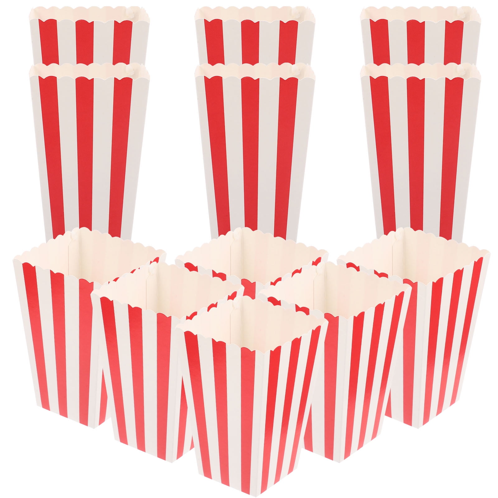 BERTDOMD 25pcs Popcorn Cups Classic Popcorn Paper Containers Retro ...