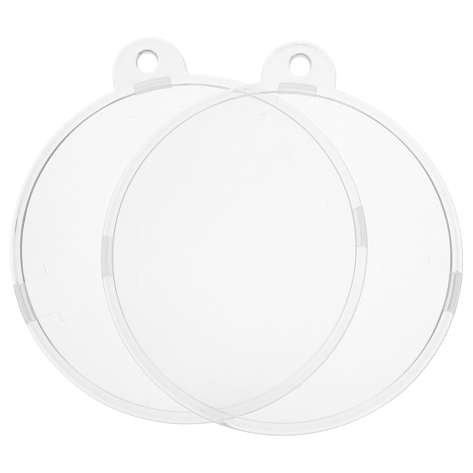 EXHUMKY 2PCS Transparent Plastic Mixing Bowl Anti-Splash Cover for ...