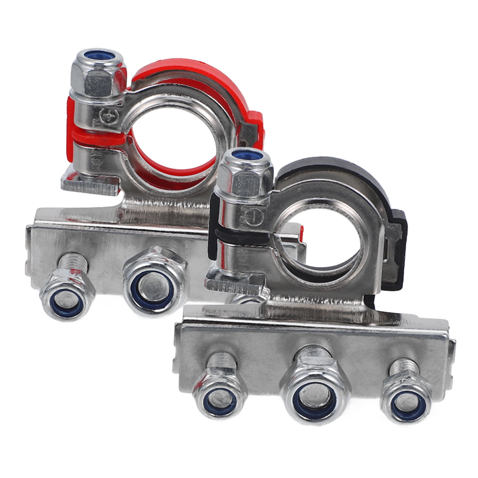 BERTDOMD 2pcs Battery Terminal Connectors Heavy Duty Battery Terminals ...