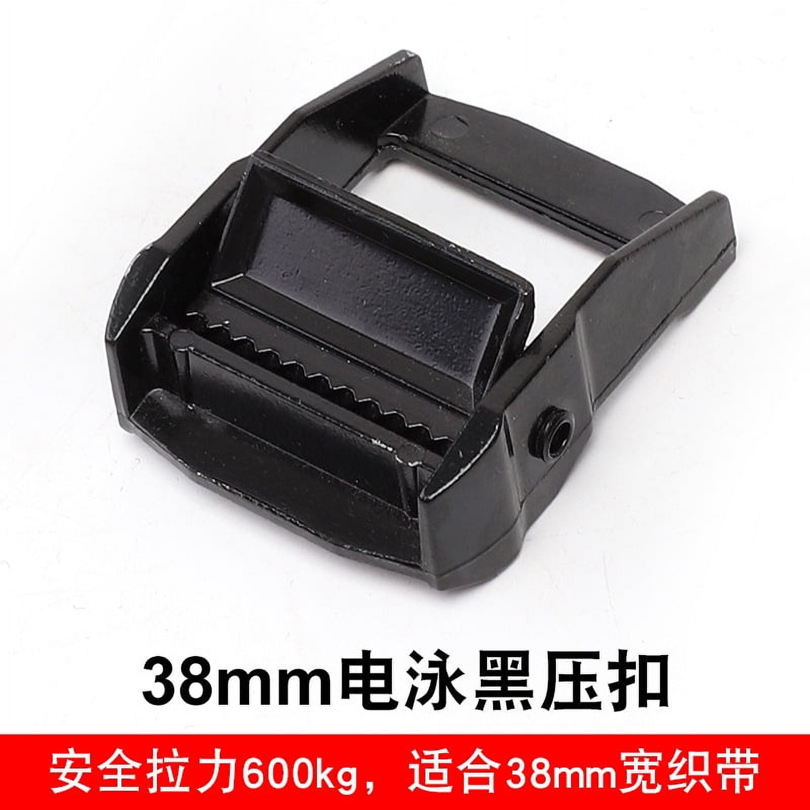 BERTDOMD 2pcs Black Zinc Alloy Cam Buckle Metal Belt Strap Ring Buckle ...