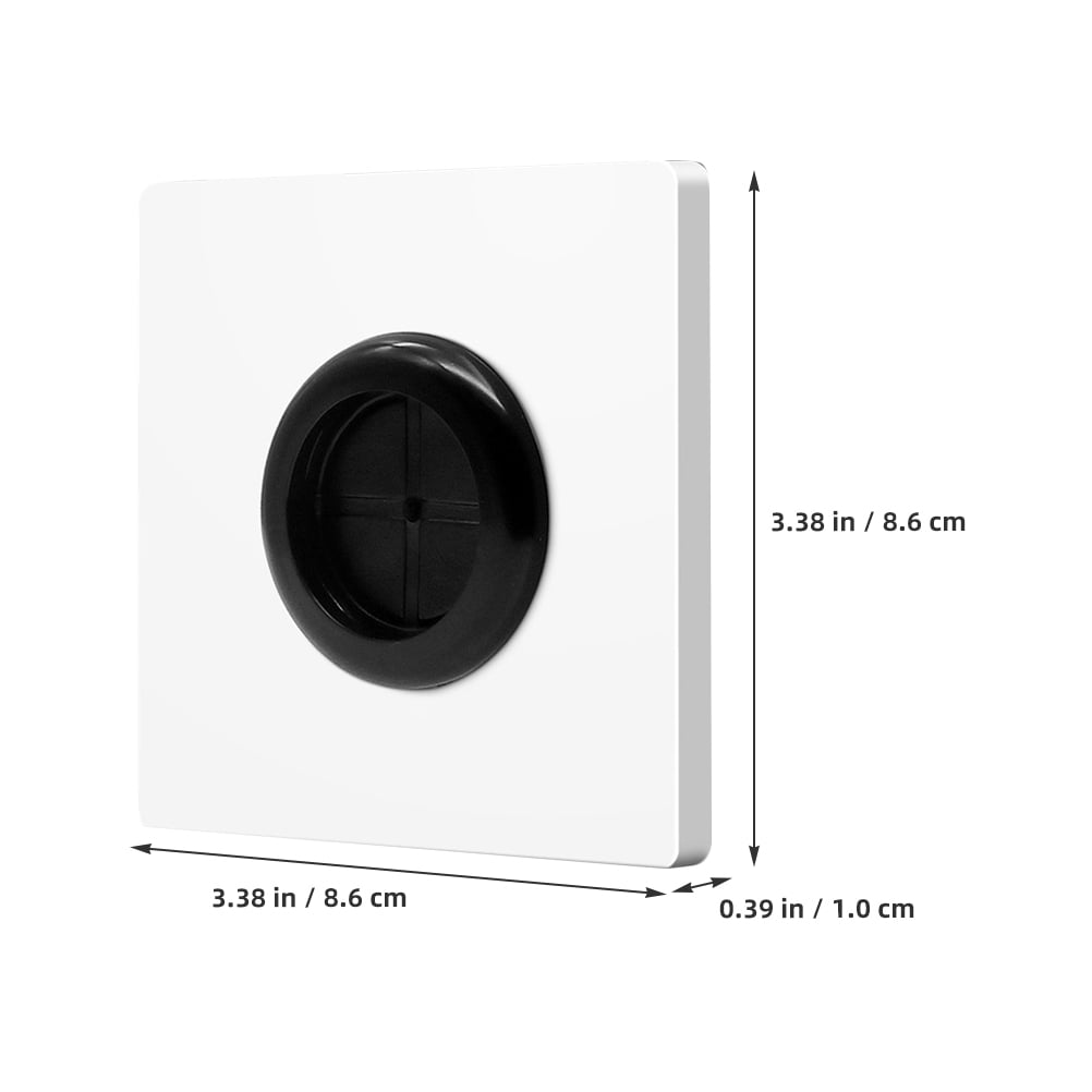 HEMOTON 2-Pack Cable Wall Plate Cord Pass Through Blank Outlet Cover ...