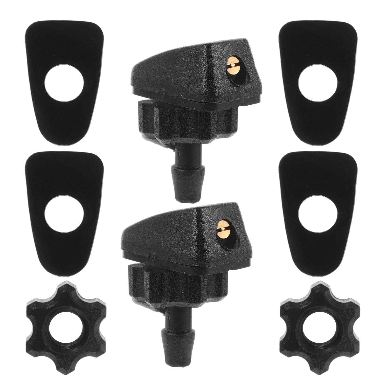 BERTDOMD 2pcs Car Windshield Washer Nozzle Water Spray Jet Nozzle Auto ...