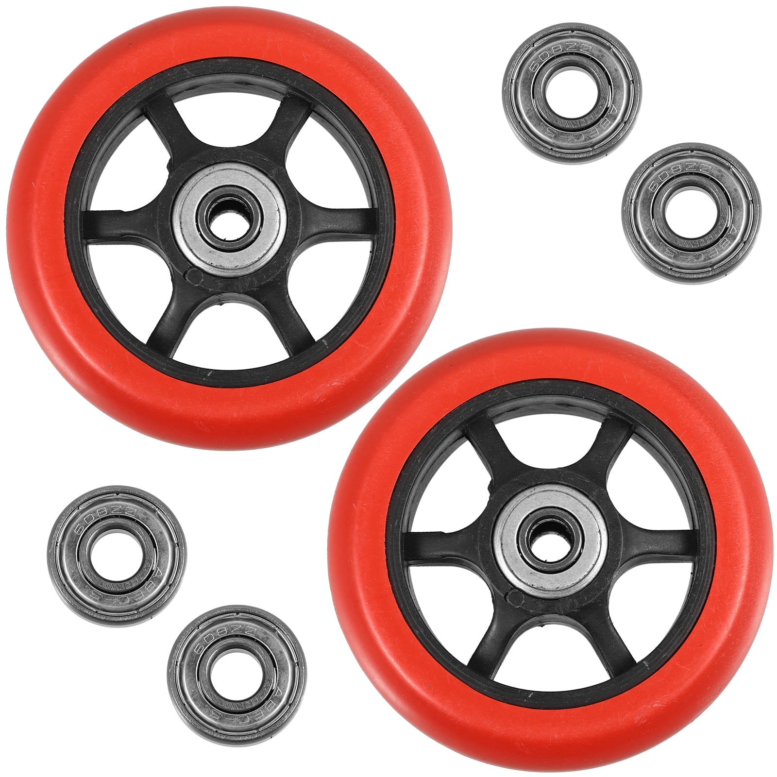 HEMOTON PVC Cart Wheels for Hand Trucks and Trolleys Assorted Color ...