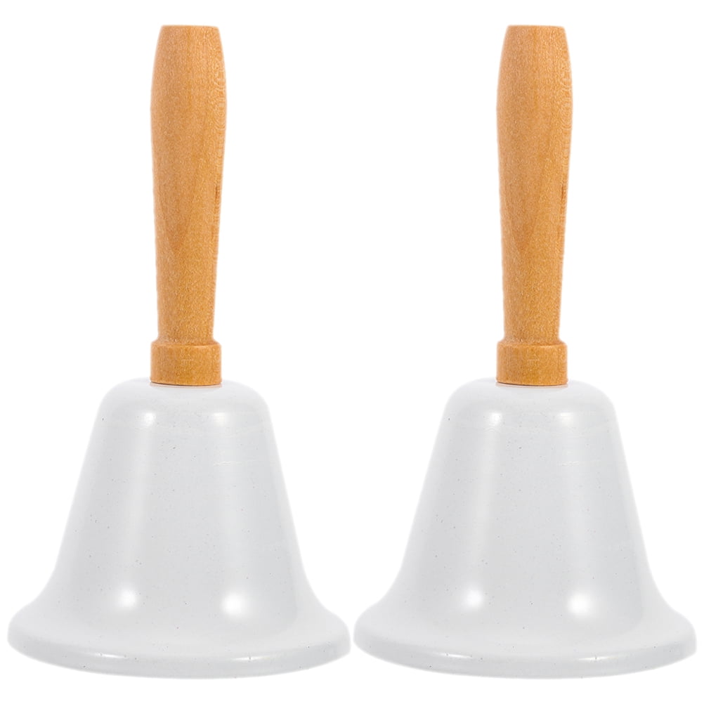 EXHUMKY Simple Design 2pcs Metal Hand Bell for Christmas Party ...