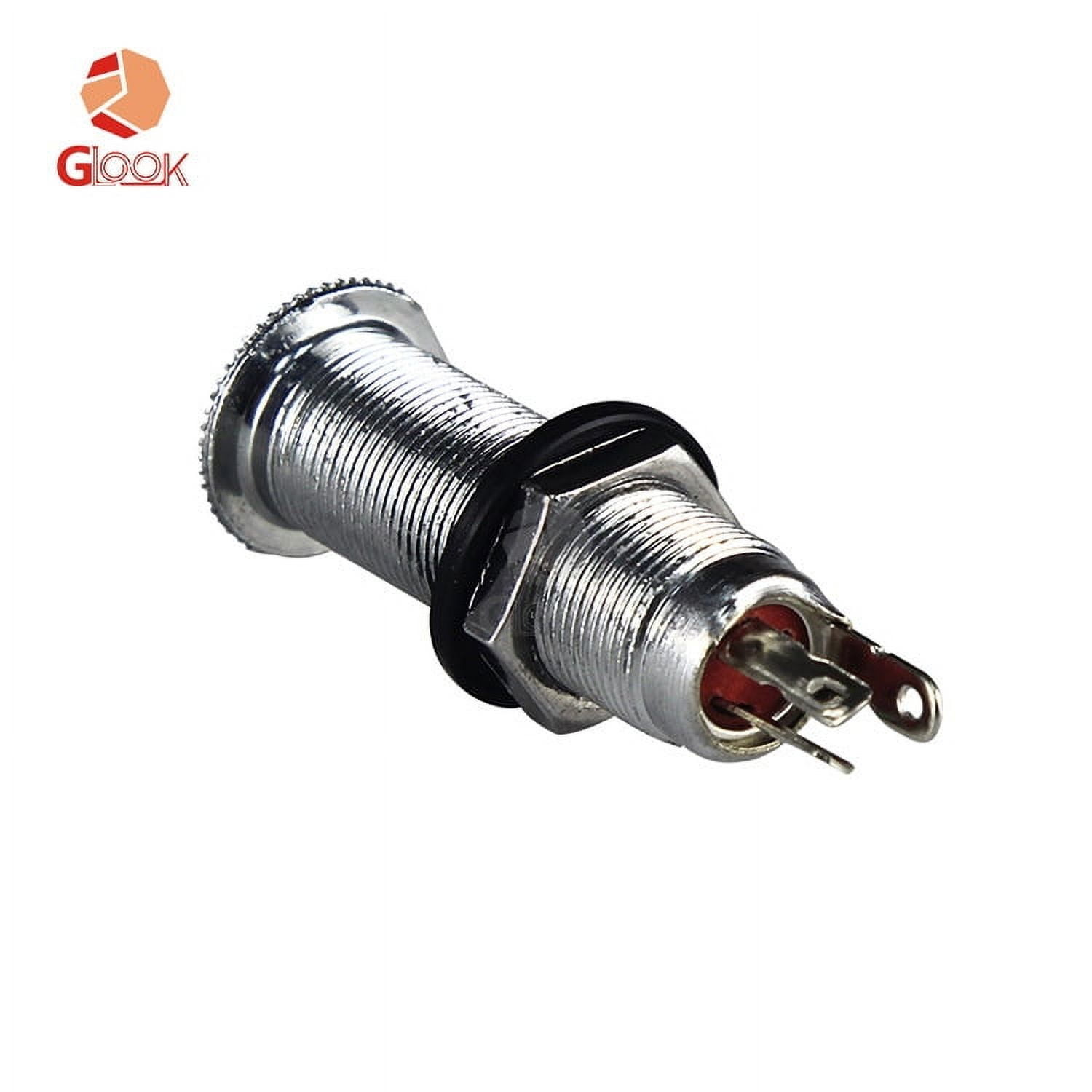 BERTDOMD 2pcs Cylinder Output Mount Jack Mount Stereo Jack Plug Sockets ...