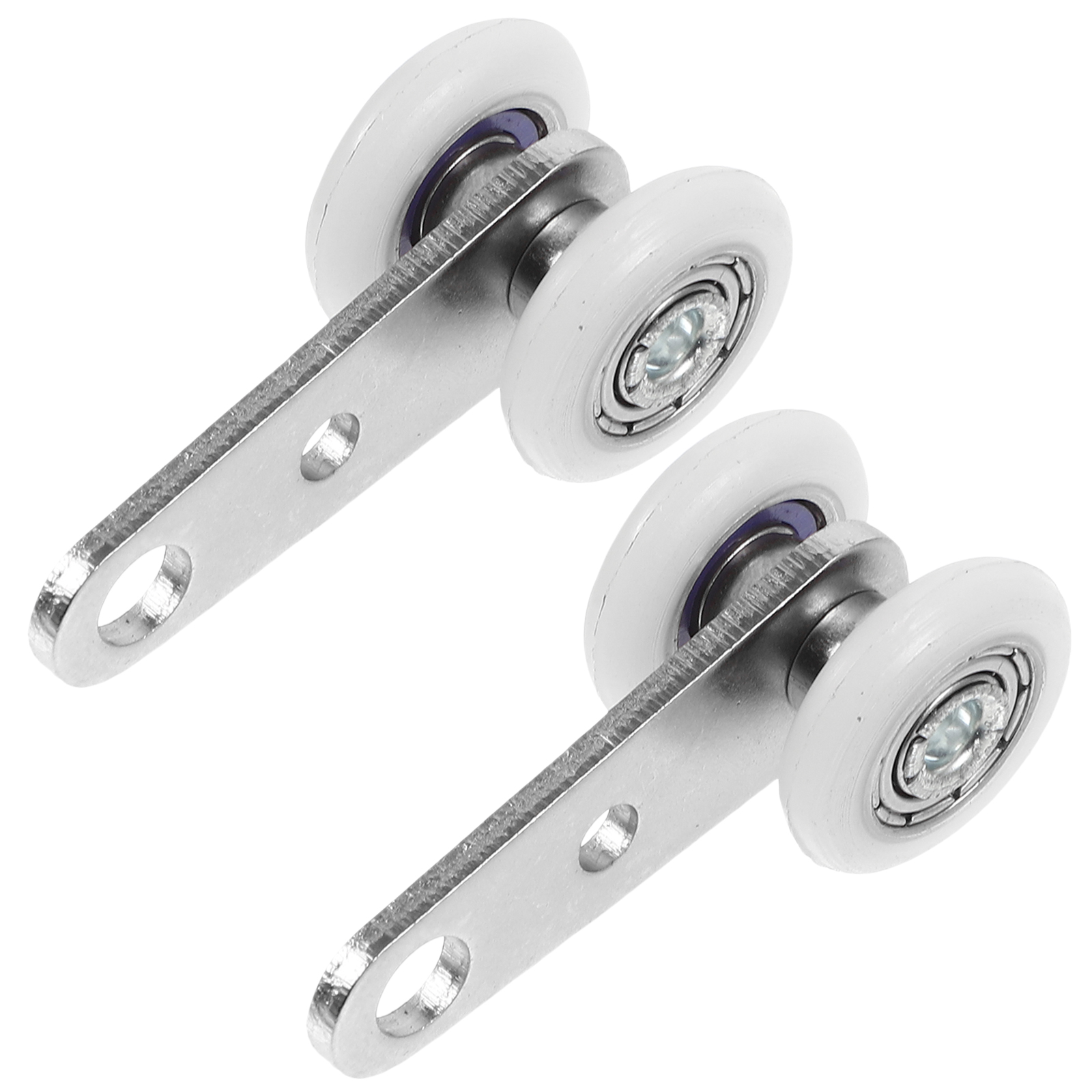 EXHUMKY BERTDOMD 2Pcs Heavy Duty Curtain Pulley with Bearing Design for ...