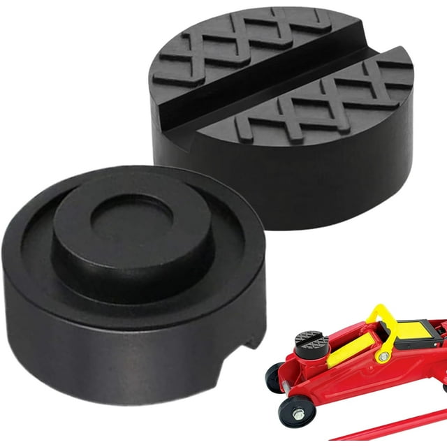 2pcs Stabilizer Jack Pads for Floor Jack Support with Rubber Adapter ...