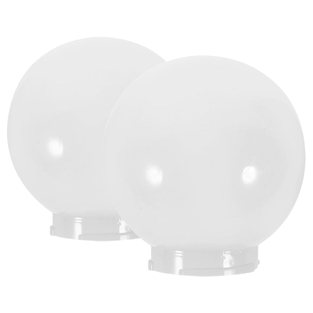 BERTDOMD 2pcs Replacement Garden Lamp Cover Acrylic Outdoor Lamp ...