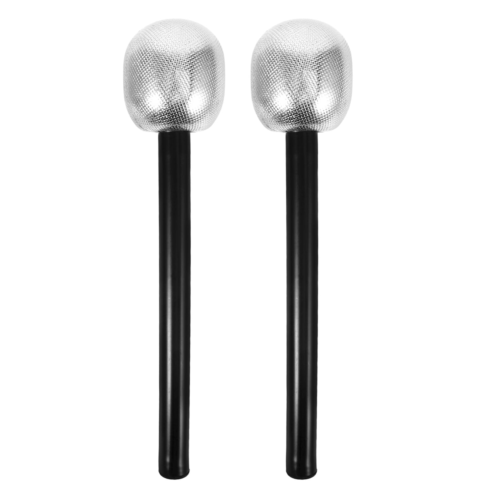 BERTDOMD 2pcs Simulated Microphone Prop Fake Microphone Pretend Model ...