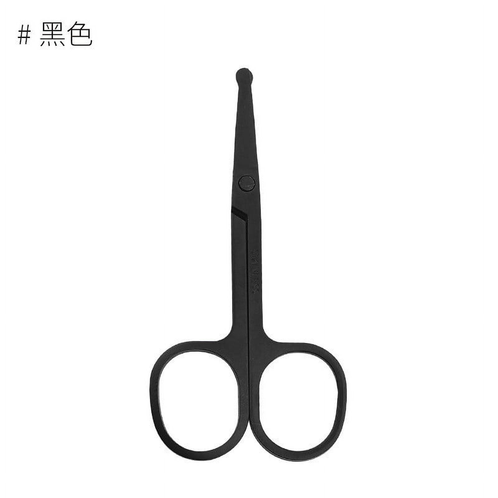 BERTDOMD 2pcs Stainless Steel Nose Hair Trimmer Scissors Precision ...