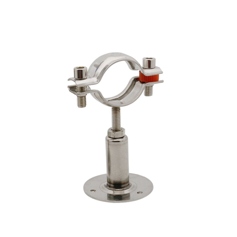 BERTDOMD 2pcs Stainless Steel Wall Mount Ceiling Mount Pipe Support ...