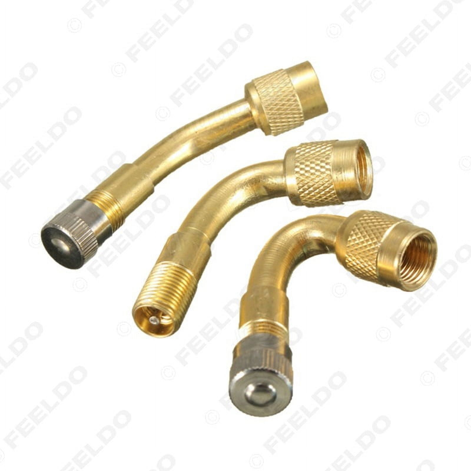 BERTDOMD 2pcs Tire Valve Extender Valve Nozzle Extender Tire Valve Extension Rod Tire Valve ...