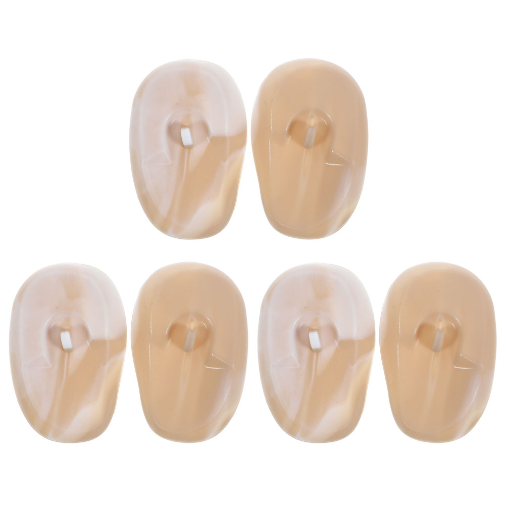 BERTDOMD 3 Pairs Silicone Ear Covers Salon Hair Dye Ear Caps Hair ...