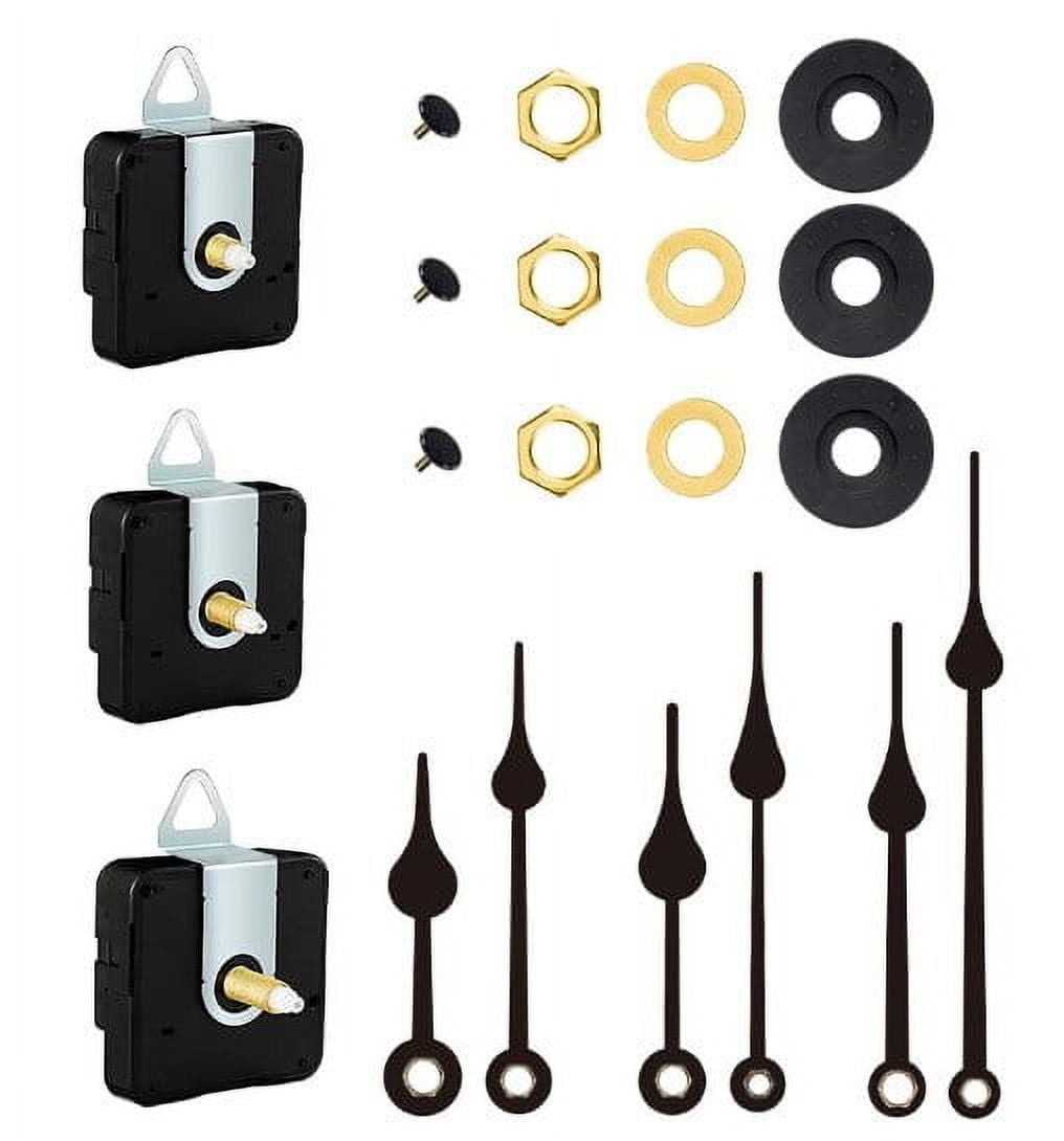 EXHUMKY BERTDOMD 3 Sets Silent Quartz Clock Movements ABS Modern Design ...