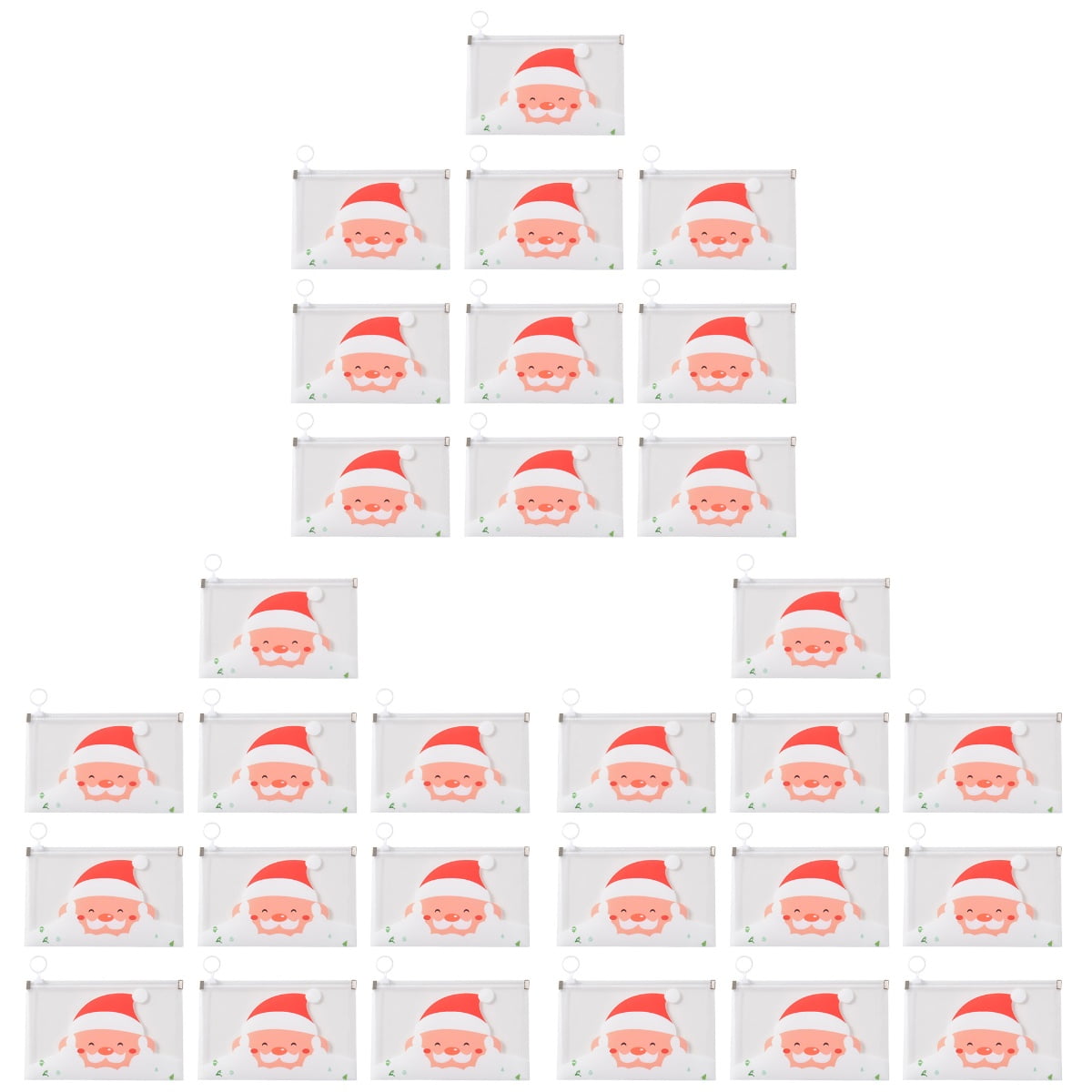 BERTDOMD 30 Pcs Folding Odorless Mask Holders Portable Zipper Design ...