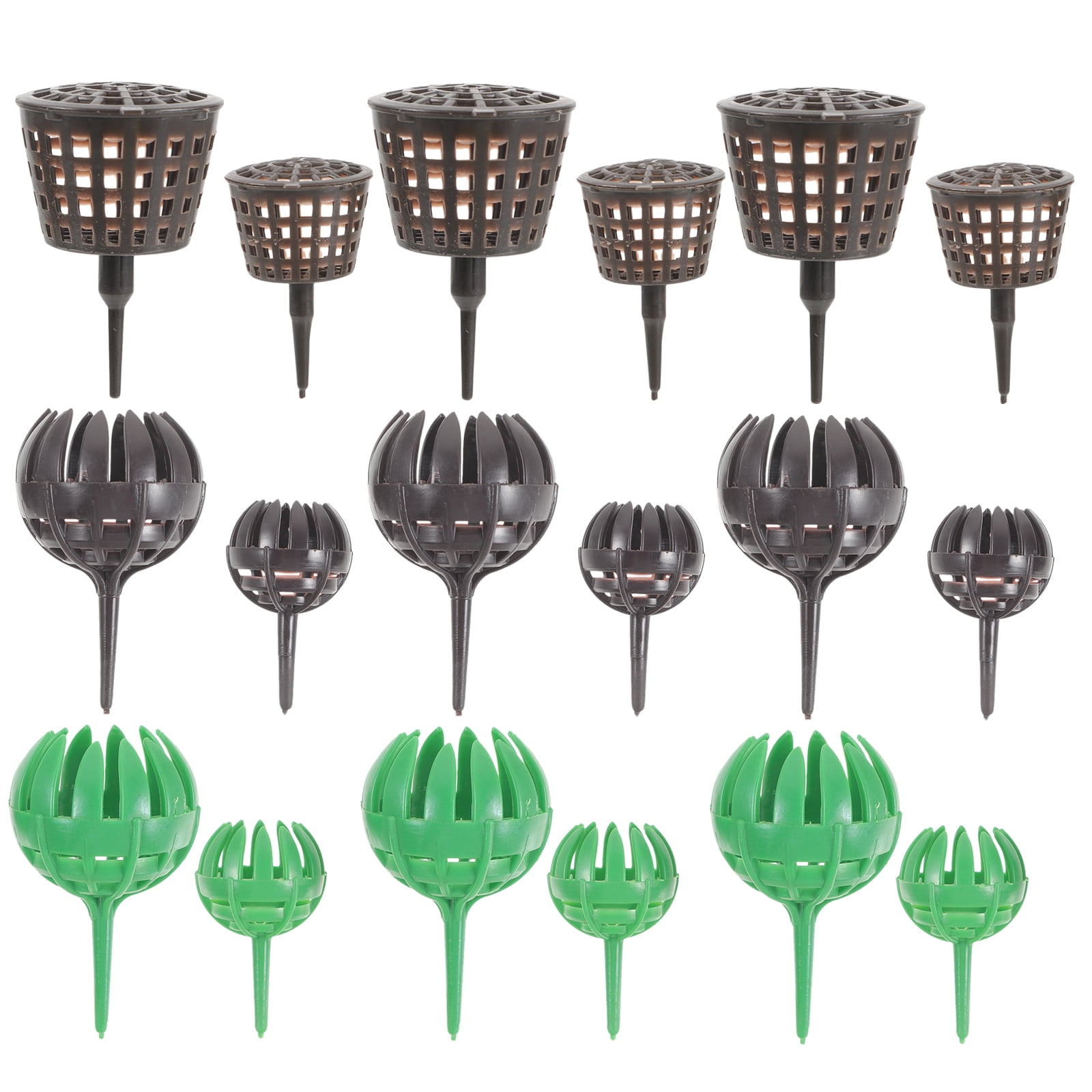 EXHUMKY BERTDOMD 30pcs Assorted Color Plastic Bonsai Fertilizing ...