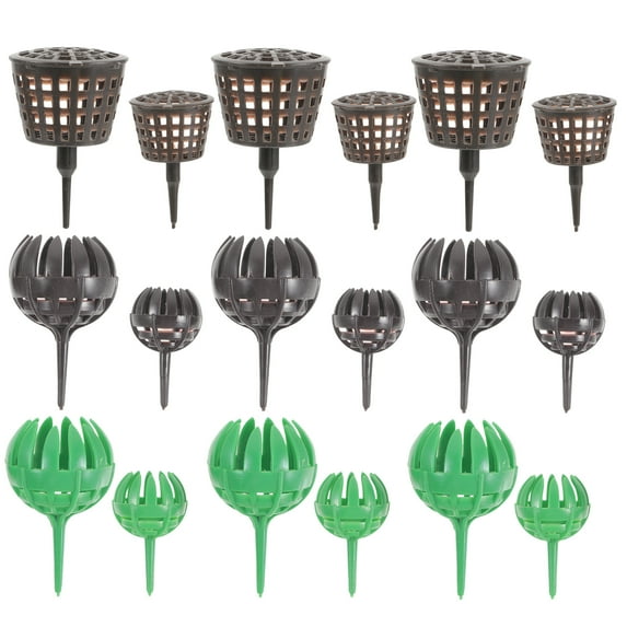 EXHUMKY BERTDOMD 30pcs Assorted Color Plastic Bonsai Fertilizer Storage ...