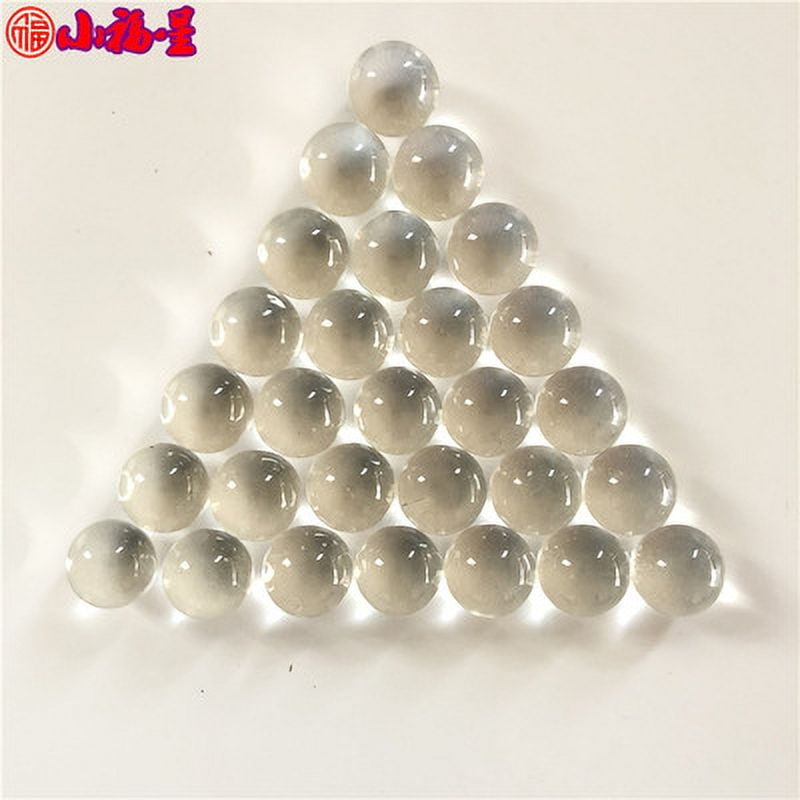 RENACLIPY Clear Glass Beads Decorative High Gloss Marbles for Crafts ...