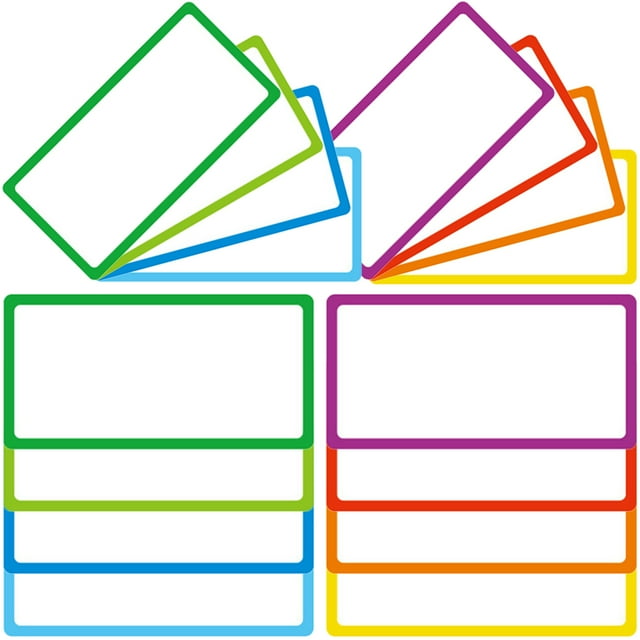 BERTDOMD 36pcs Magnetic Dry Erase Name Tags Reusable Label Erasable ...