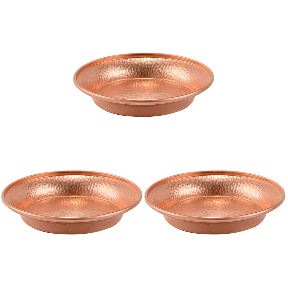BERTDOMD 3pcs Buddha Water Offering Bowl Tibetan Copper Plate Worship ...