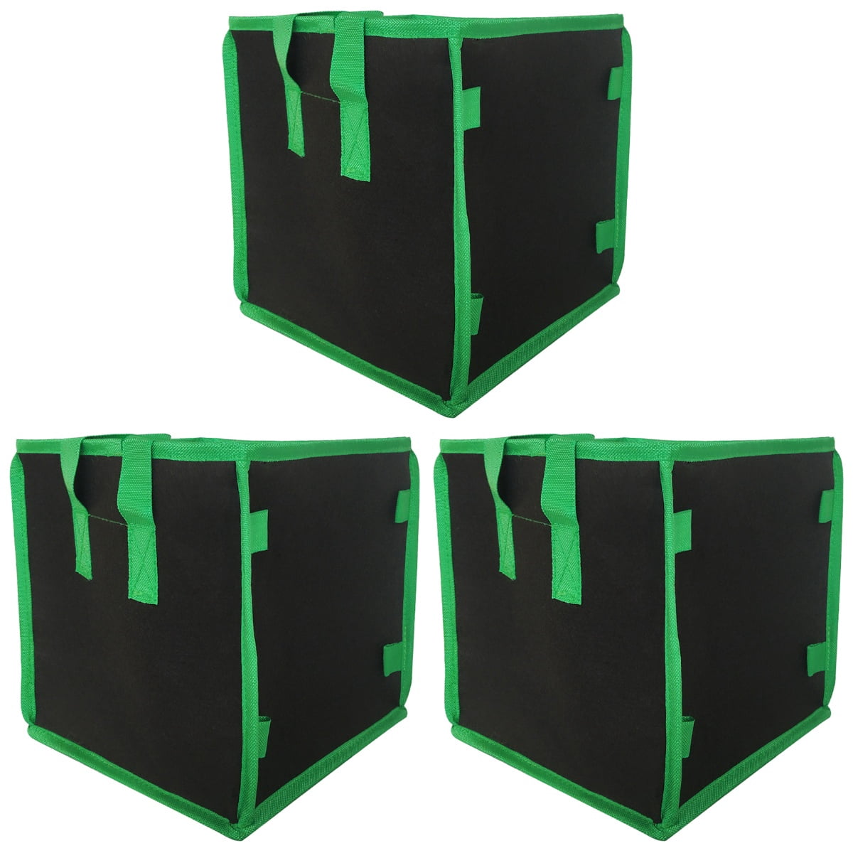 BERTDOMD 3pcs Nonwovens Planting Pouch Square Planting Bag Plant ...