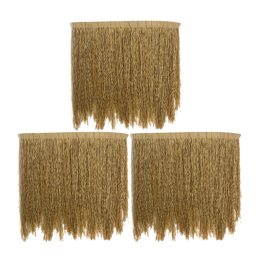 BERTDOMD 3pcs Simulated Thatch Roof Artificial Thatch Roof Park Straw ...