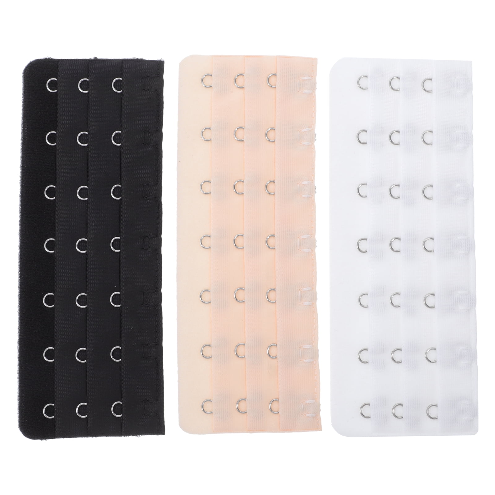 BERTDOMD 3-Pack Stainless Steel Bra Extenders with 7 Hooks and 3 Rows ...