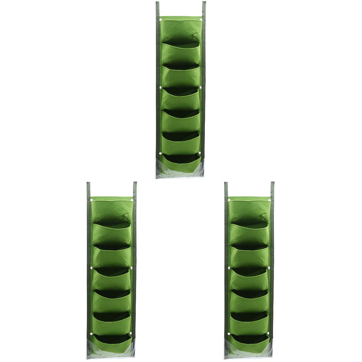 BERTDOMD 3pcs Vertical Planting Bag Greening Plant Wall Stereo Multi ...
