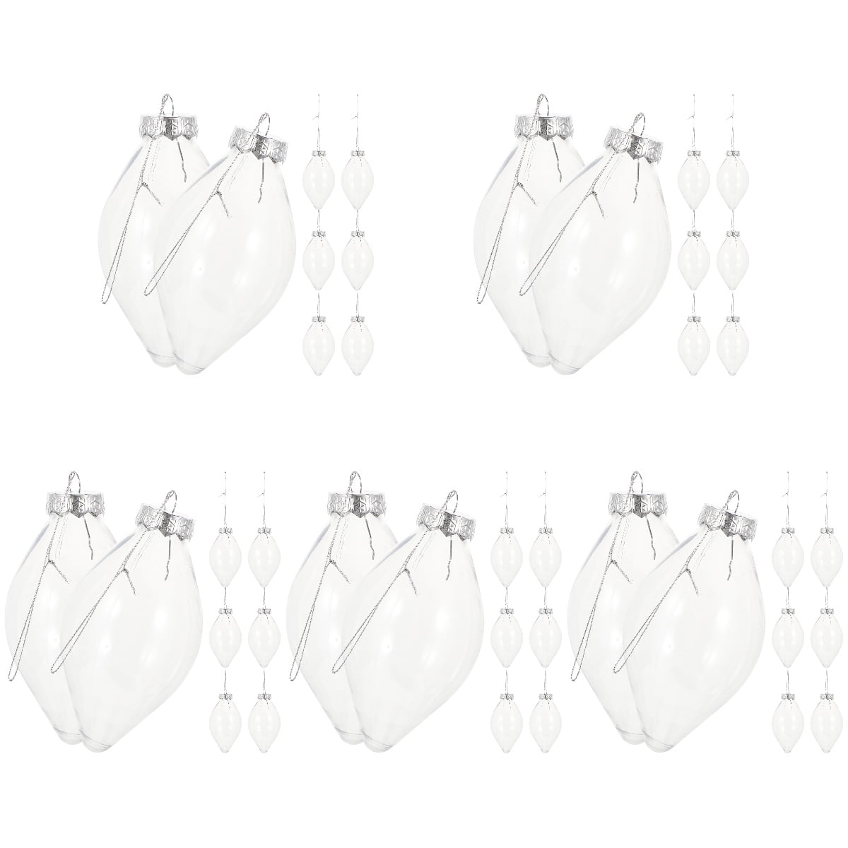 BERTDOMD 40 pcs Bulb Shape Candy Bottles Party Empty Containers Candy ...