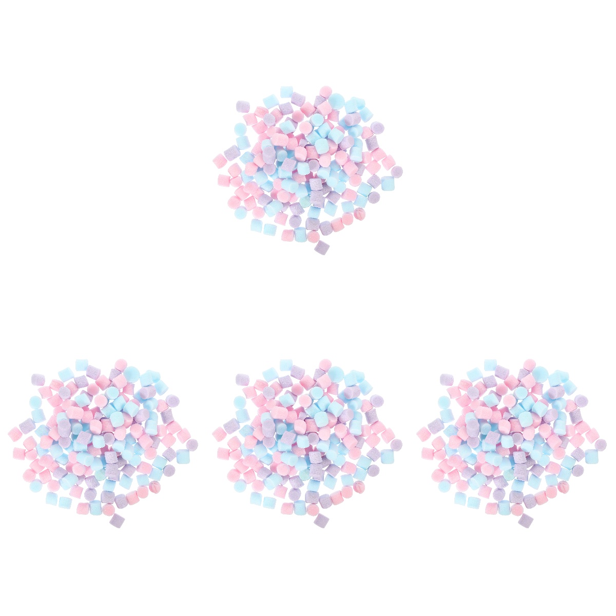 BERTDOMD 4pcs 3 Bags Foam Pellets Colored Mini Foams Pellets Succulent ...