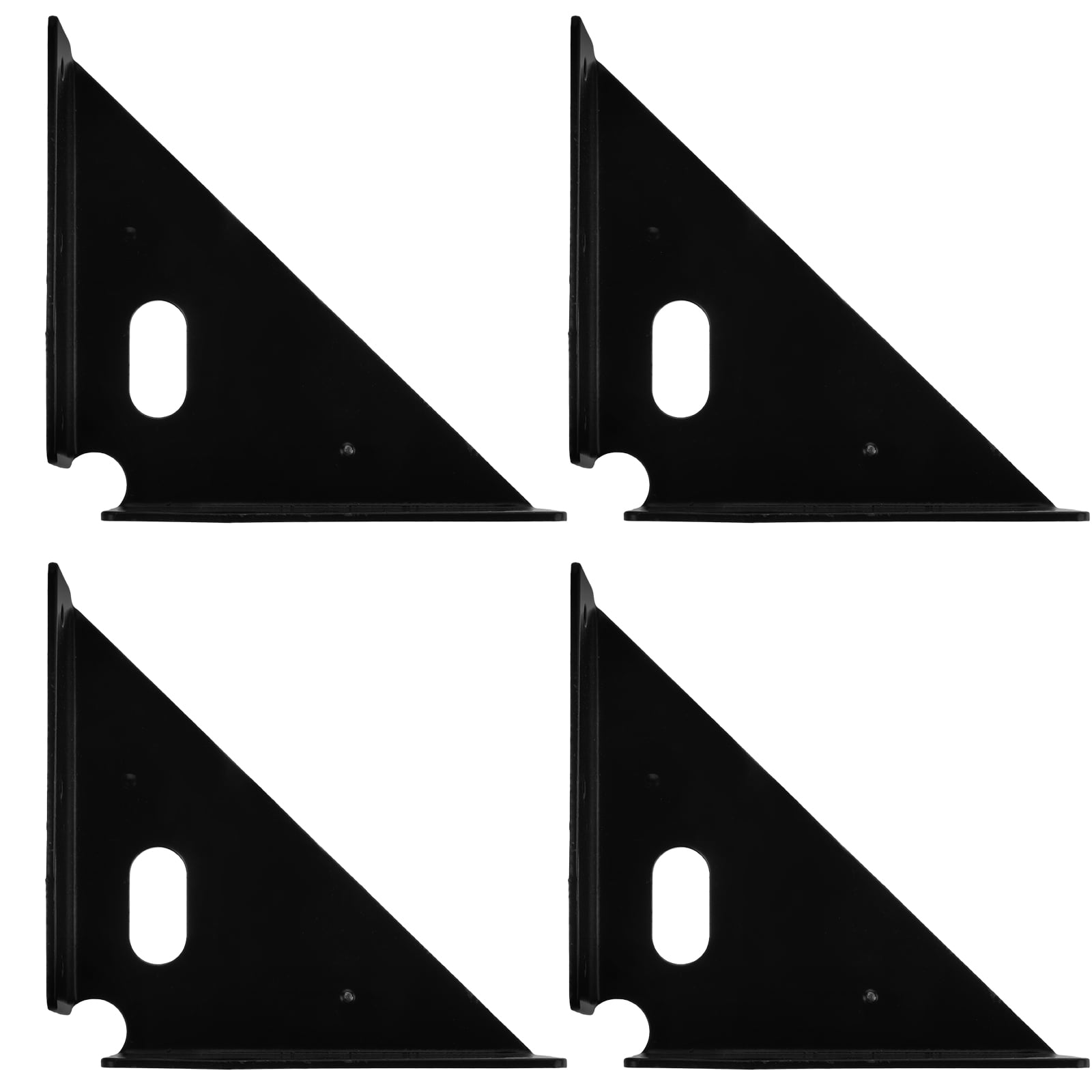 BERTDOMD 4pcs Heavy Duty Triangle Shelf Bracket Corner Support Braces ...