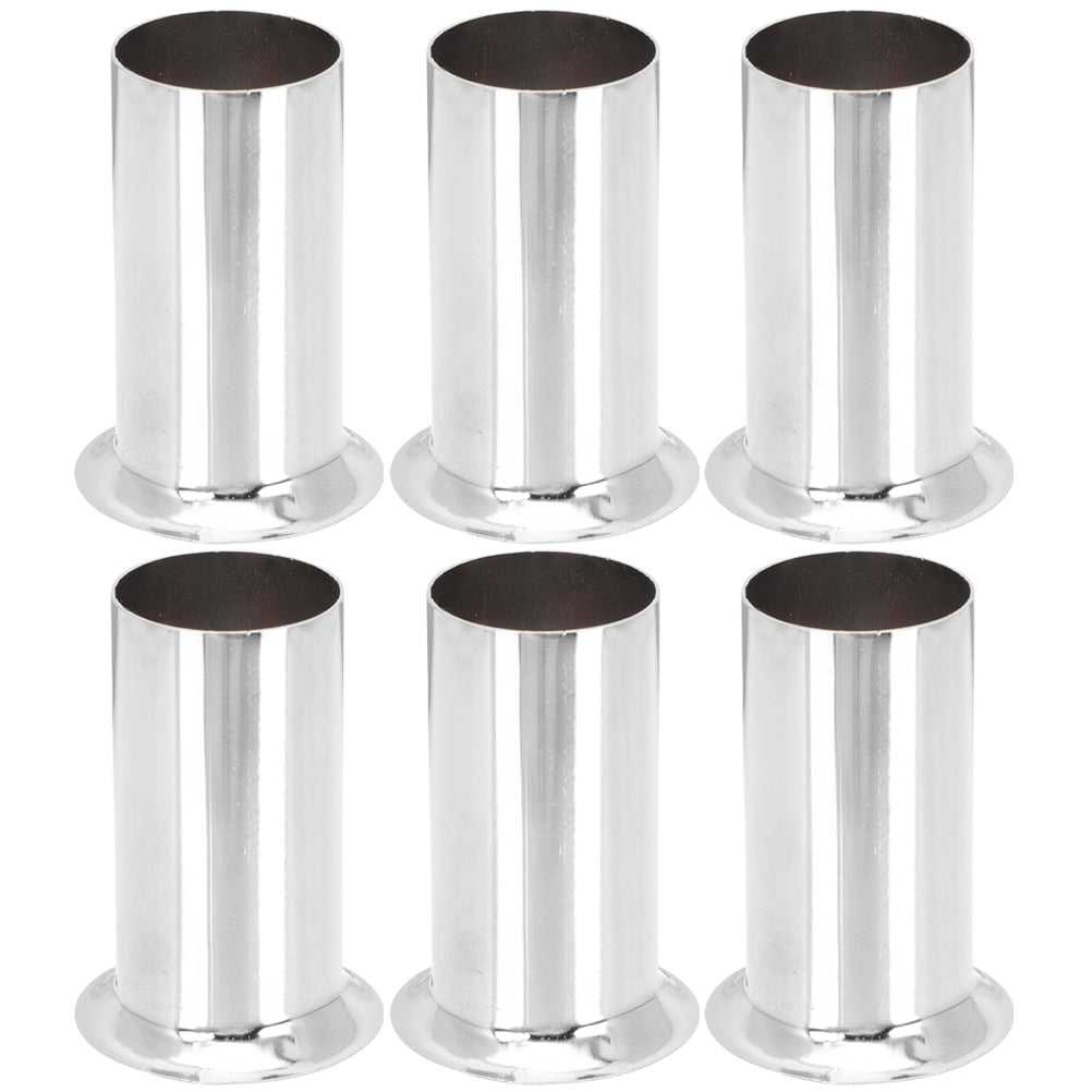 RENACLIPY 4pcs Round Tube Iron Chandelier Socket Covers for Lighting ...