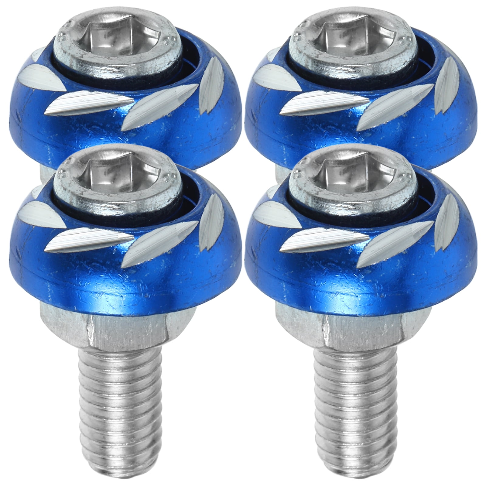 BERTDOMD 4pcs License Plate Screws Motorbike License Plate Screw Caps ...