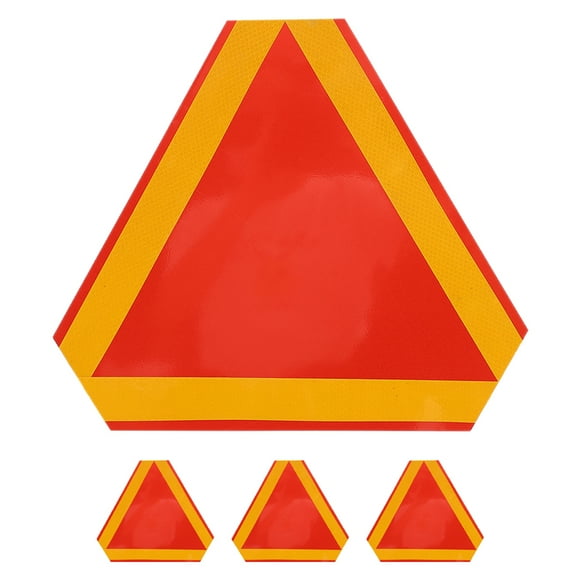 Orange Triangle Sign